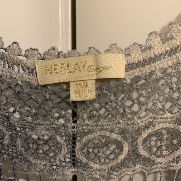 Neslay Designer | Swim | Neslay Designer Macrame Long Duster Coverup ...